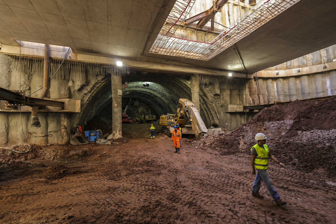 Linha Circular do Metro de Lisboa já se vê a partir da futura estação ...